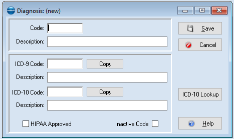 Medisoft Diagnosis Codes - ICD-10 Codes for Medisoft