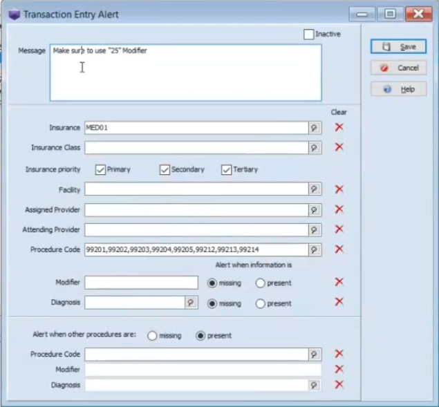 New Transaction Entry Alerts - Medisoft Blog from 2K Medical